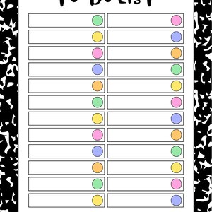 Editable Teacher Planner Template | Composition Notebook & Smiley Face ...