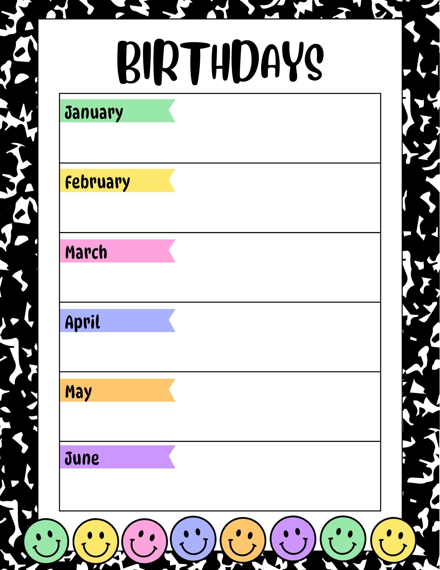 Editable Teacher Planner Template | Composition Notebook & Smiley Face ...