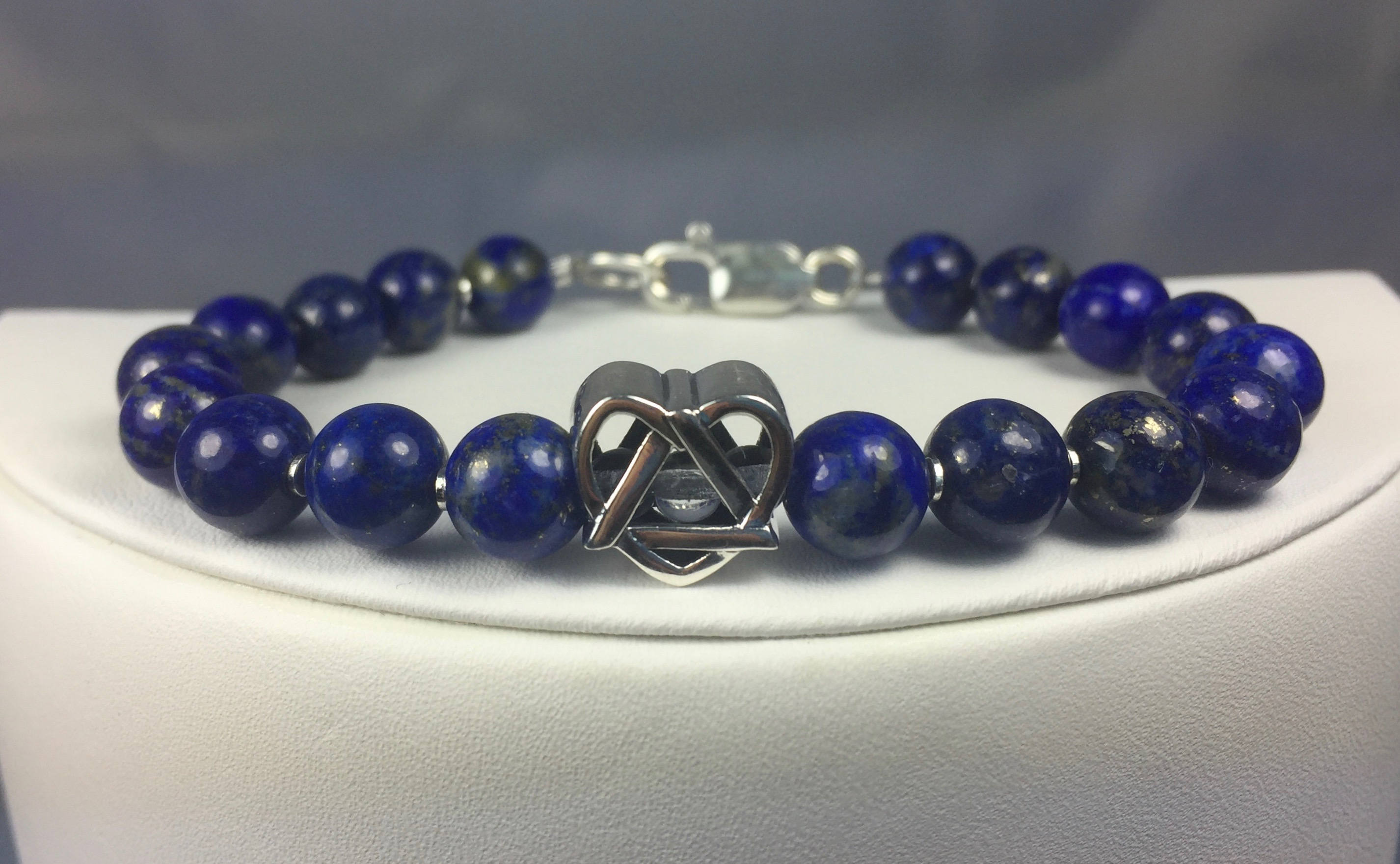 Adoption Triad Symbol Gemstone Bracelet // 925 Sterling Silver - Etsy ...