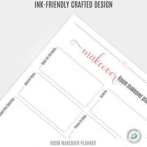 Room Design Planner, Room Makeover Planner, Printable Design Planner ...