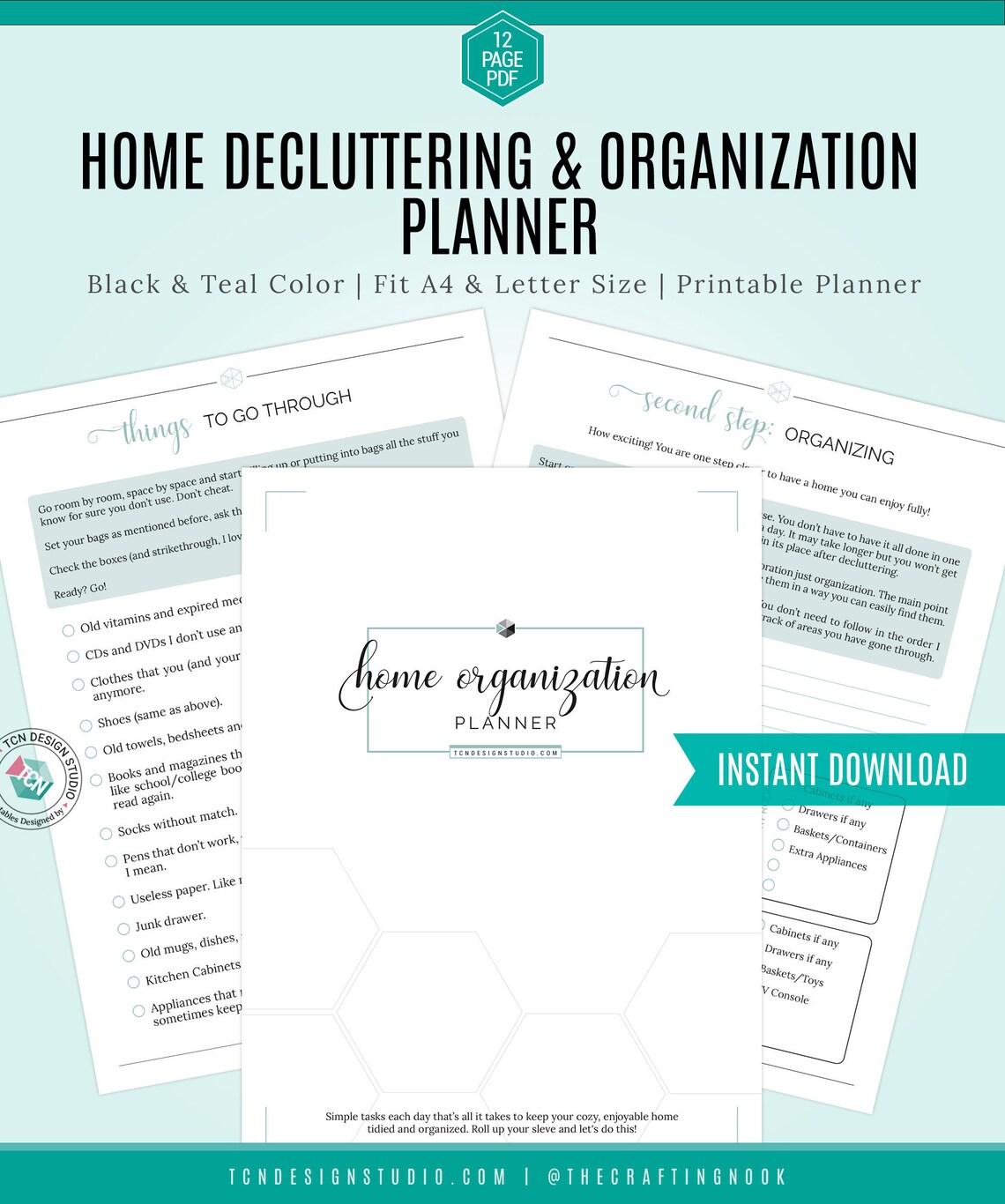 Declutter & Home Organization Printable Printable Declutter | Etsy