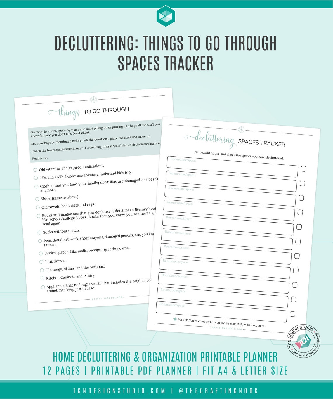 Declutter & Home Organization Printable Printable Declutter | Etsy