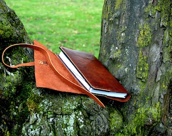 Leather book cover | Etsy