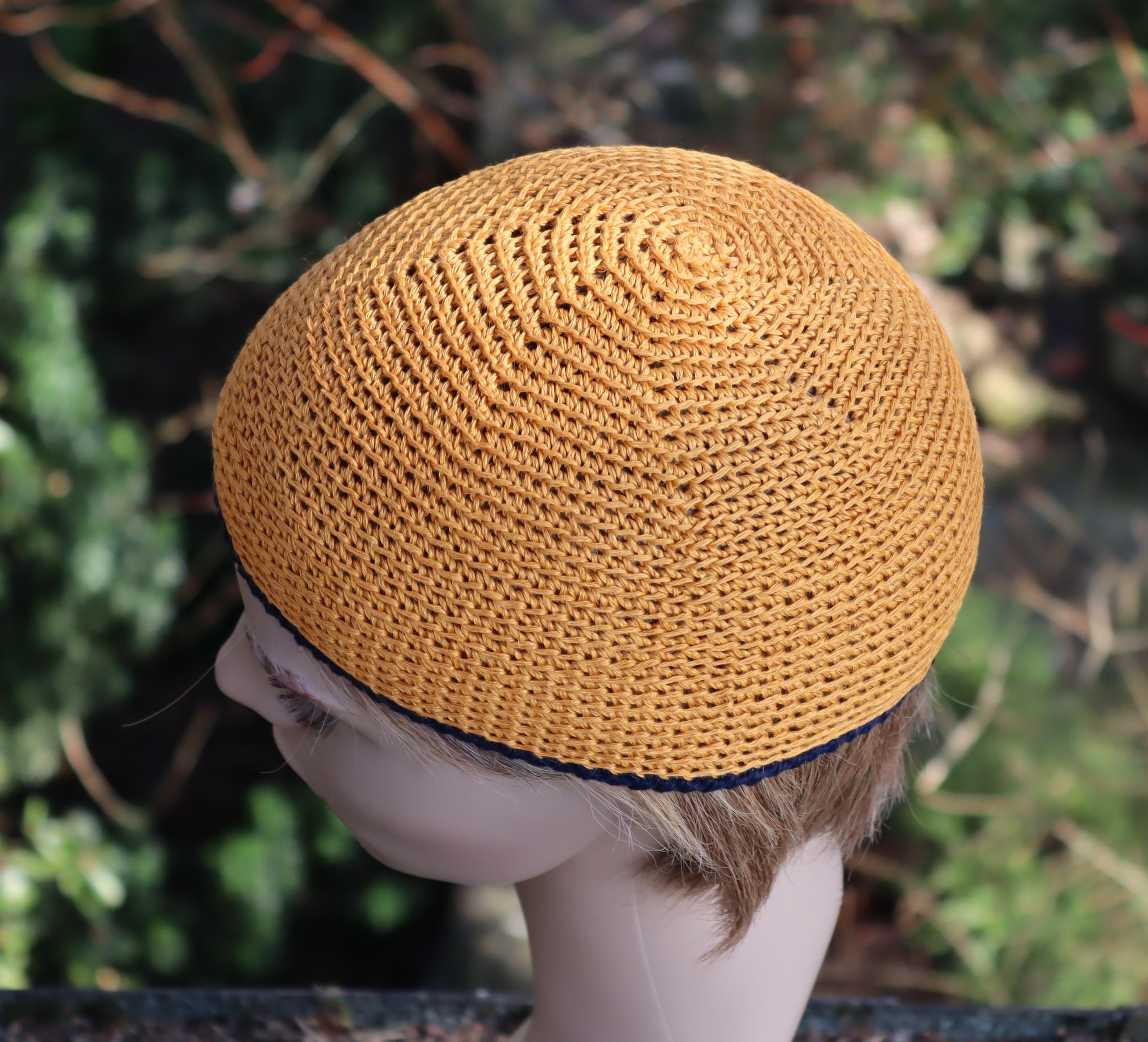 Skullcap Linen Skull Hats Kufi Hats Bright Colourfull Short - Etsy