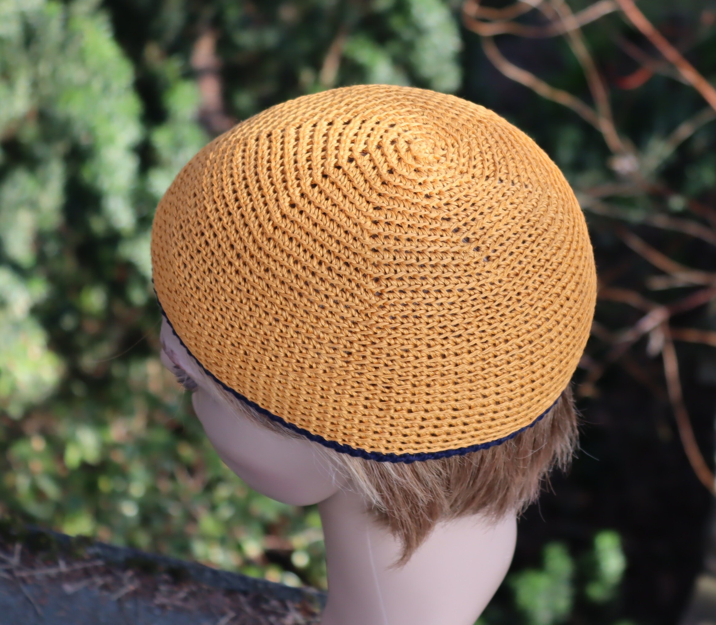 Skullcap Linen Skull Hats Kufi Hats Bright Colourfull Short - Etsy