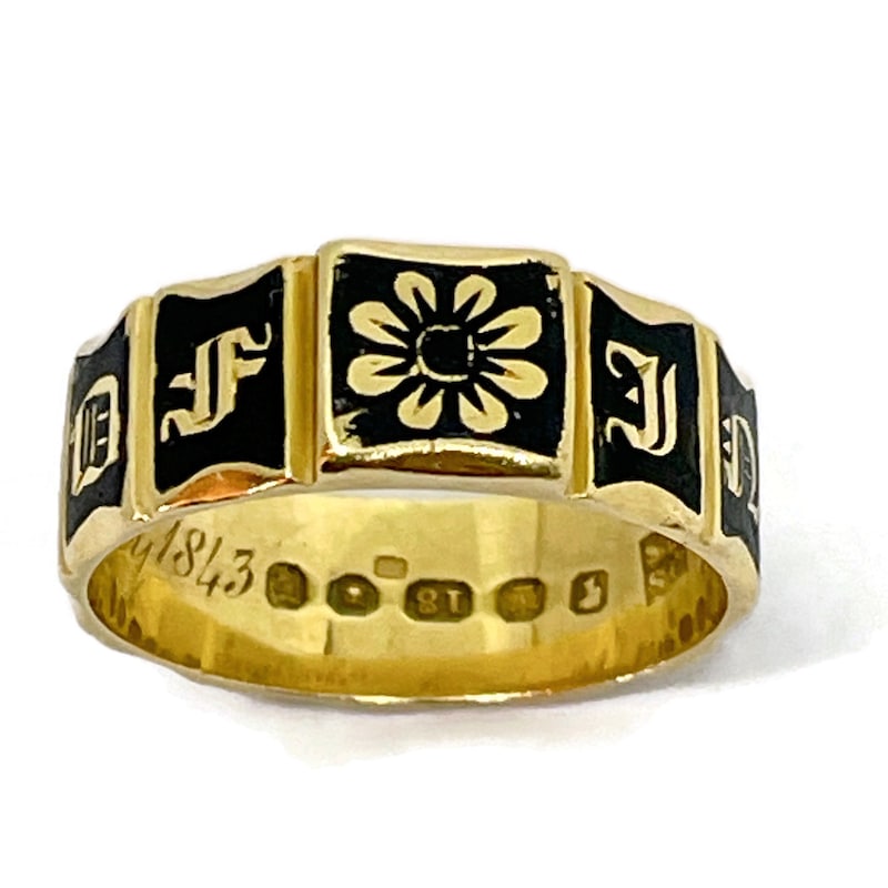 Mourning Ring - Etsy