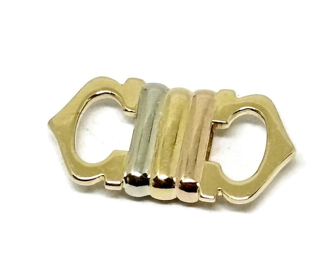 Cartier Double C Trinity Pendant. Tri Color 750 Cartier Stamped. - Etsy