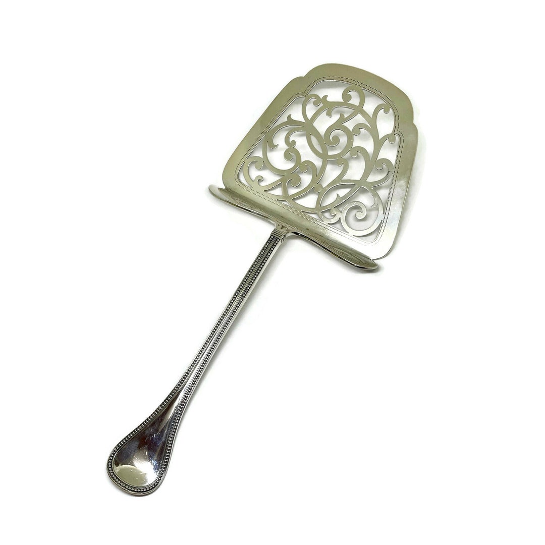 Antique Silver Asparagus Server. 1910 Dutch Hallmarked. Very Heavy ...