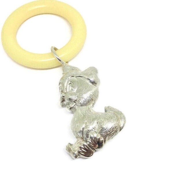 Sterling Baby Rattle - Etsy