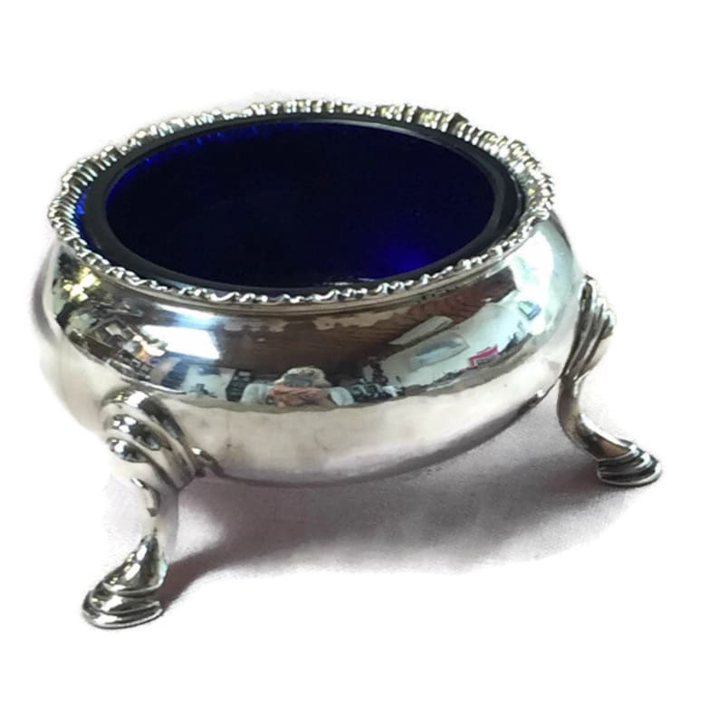 Silver Salt Cellar, Salt Dish, John Muns 1770, Antique, Collector's ...
