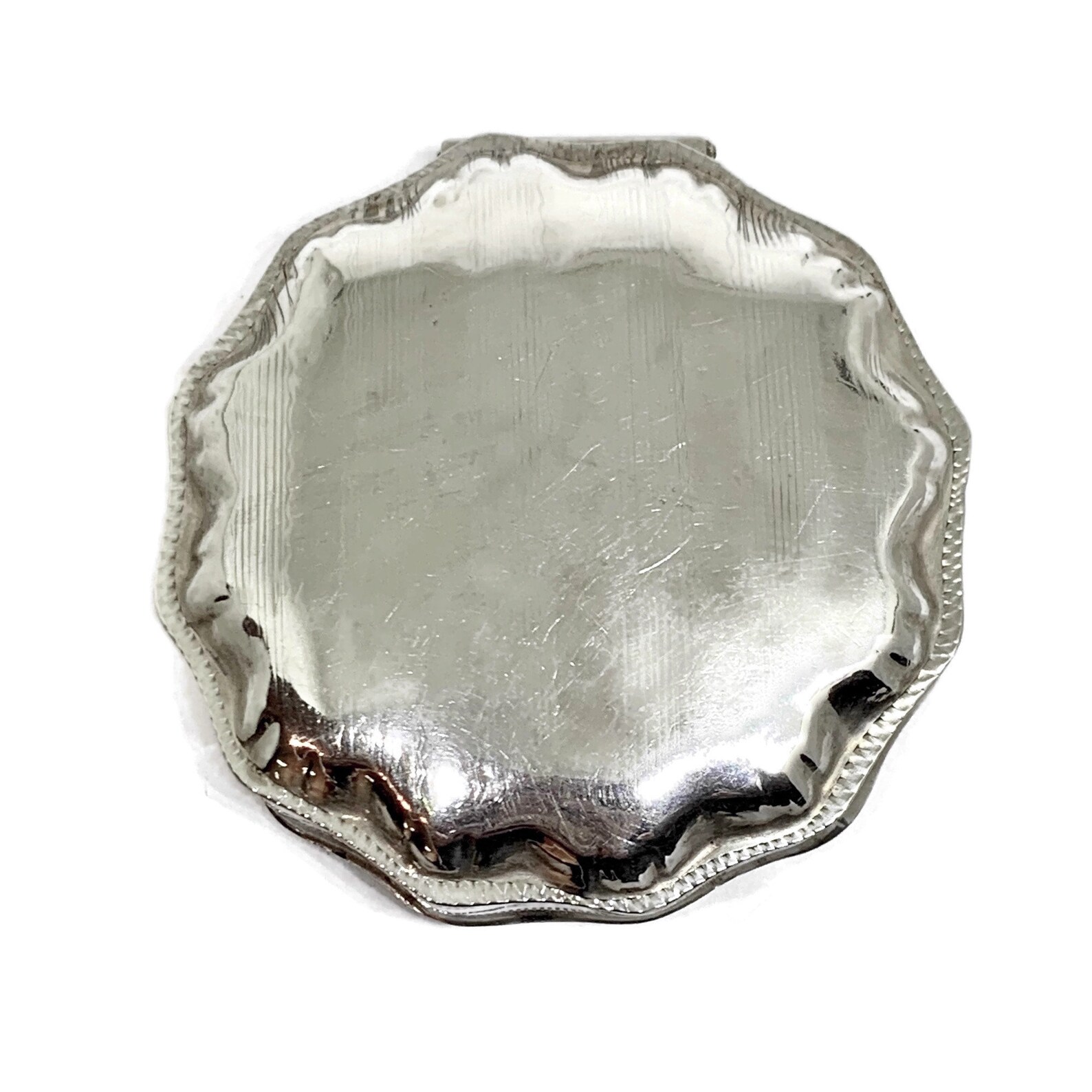 Antique Silver Peppermint Box Engraved With Bird and - Etsy