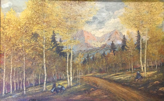 Julia Beck Oil Painting of a Landscape - Etsy