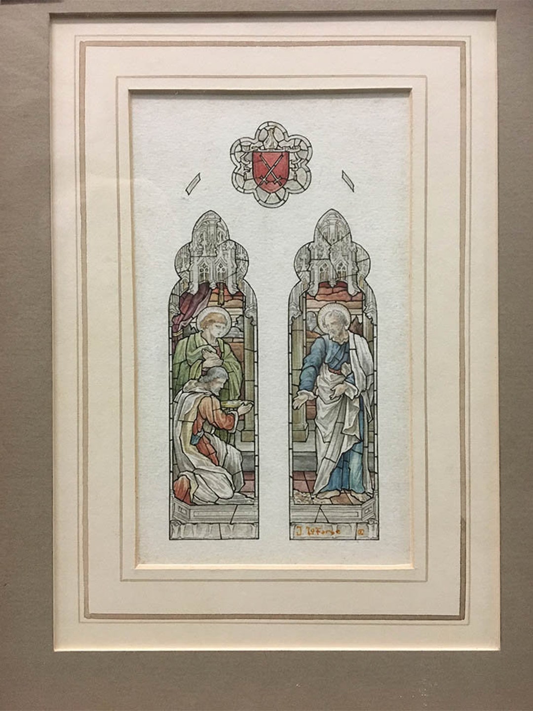 John La Farge Drawings: Original Watercolors Designs for Stained-glass ...