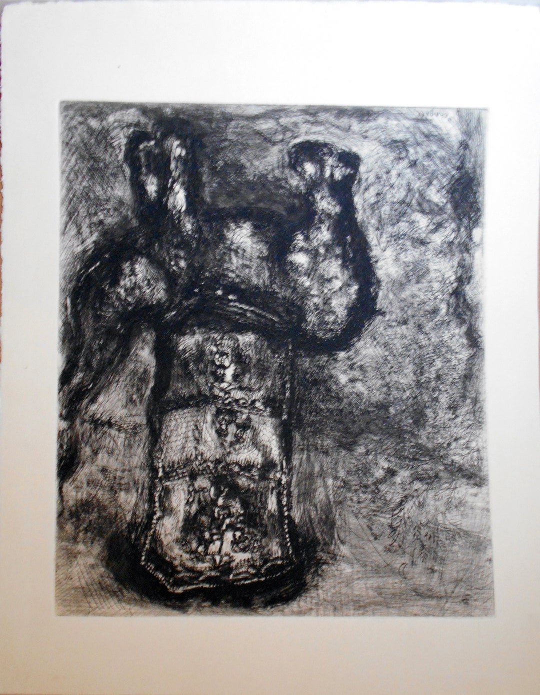 Marc Chagall Etching: "the Rat and the Elephant" - Etsy