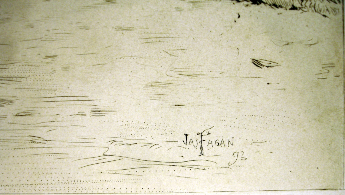 James Fagan Original Etching - Etsy