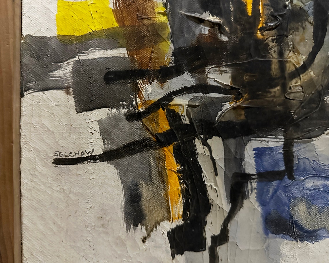 Roger Selchow Oil Painting: Abstract II - Etsy