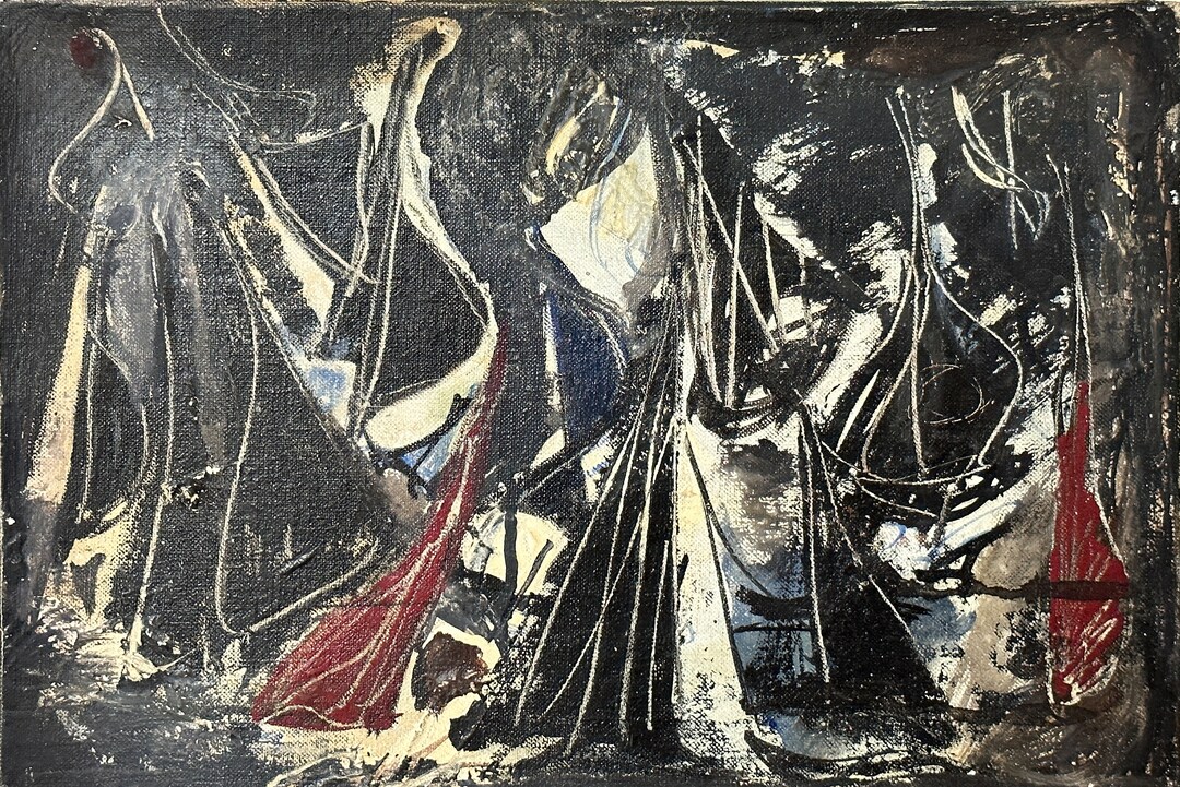 Gene Charlton Oil Painting: Abstract - Etsy