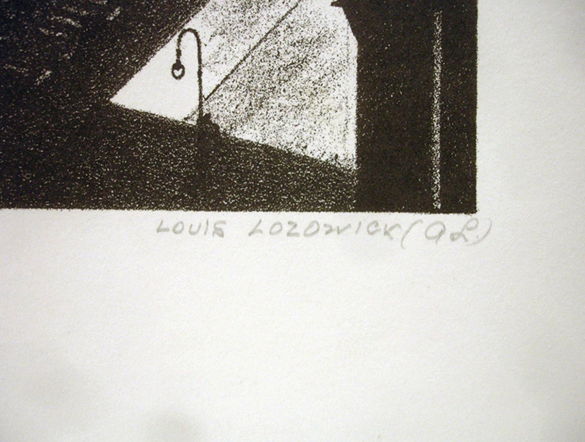 Louis Lozowick Lithograph: "above the City" - Etsy