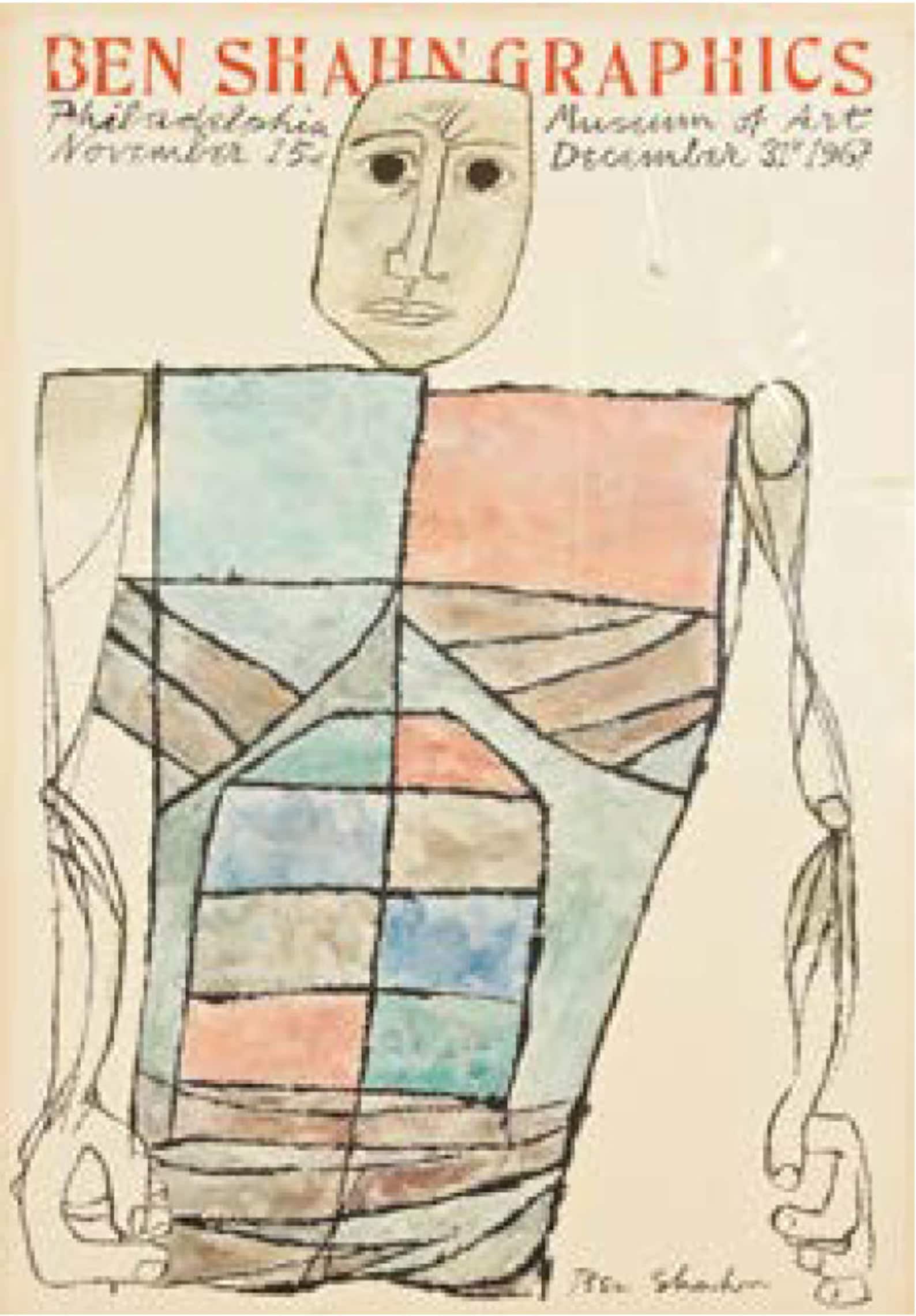 Ben Shahn Lithograph: Ben Shahn Graphics Philadelphia Museum of Art - Etsy