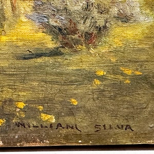 William Silva Oil on Canvas: Landscape - Etsy