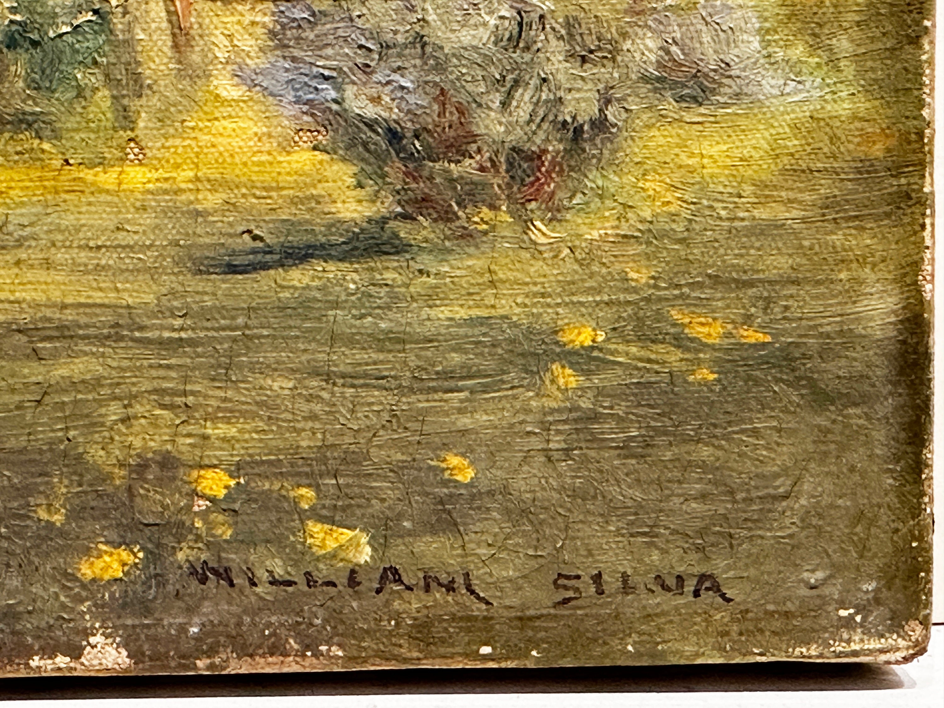 William Silva Oil on Canvas: Landscape - Etsy