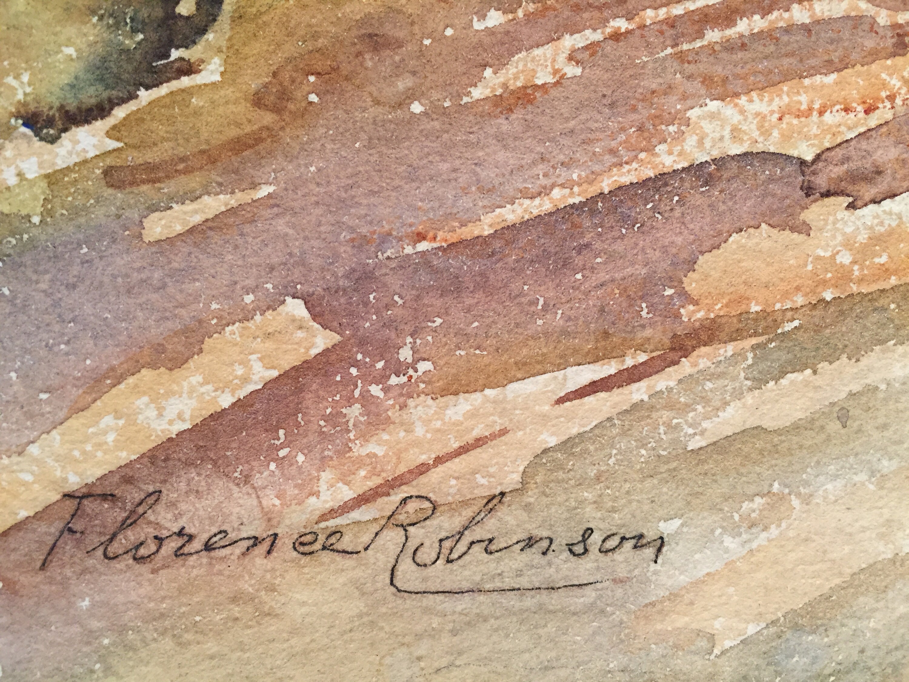 Florence Robinson Watercolor: Trees - Etsy