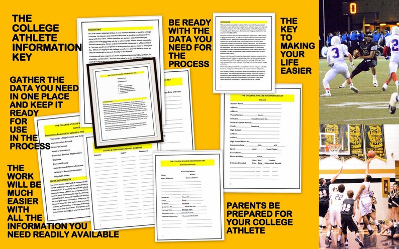 The College Athlete Information Key for Recruiting, Scholarships, FAFSA ...