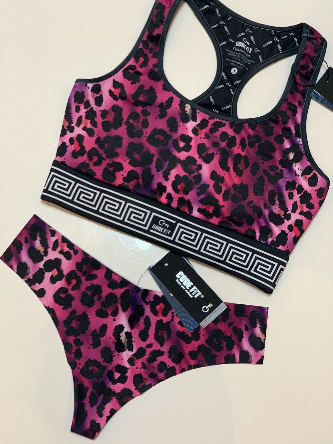 Red Print Bikini Bottoms/ Seamless Bikini Bottoms/ Brazilian Bikini ...