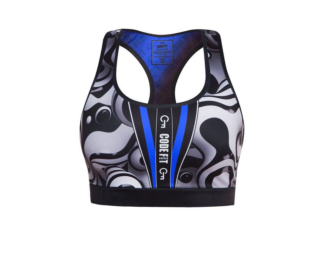 Zebra Print Sports Top Sexy Fitness Workout Bra Women - Etsy