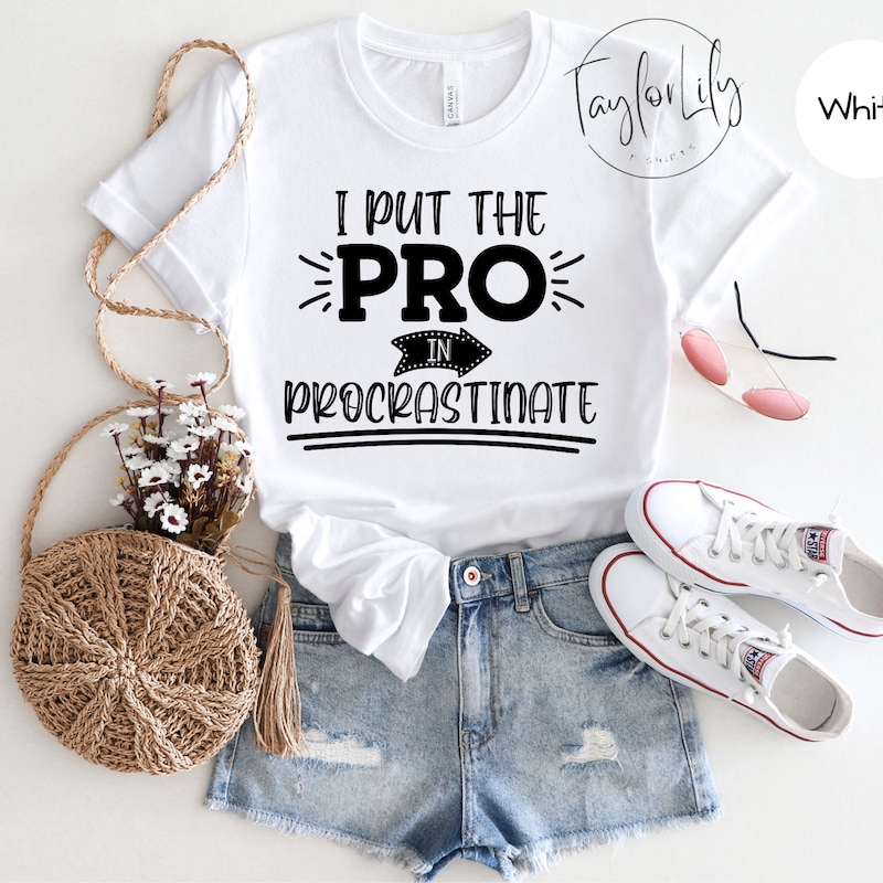 Procrastinate Shirt - Etsy