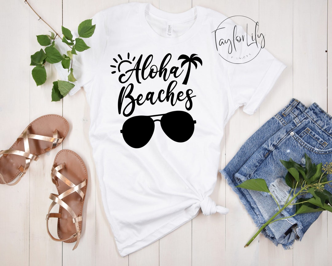 Aloha Beaches Tshirt, Beach Summer Shirt, Beach Crew, Aloha Shirt ...