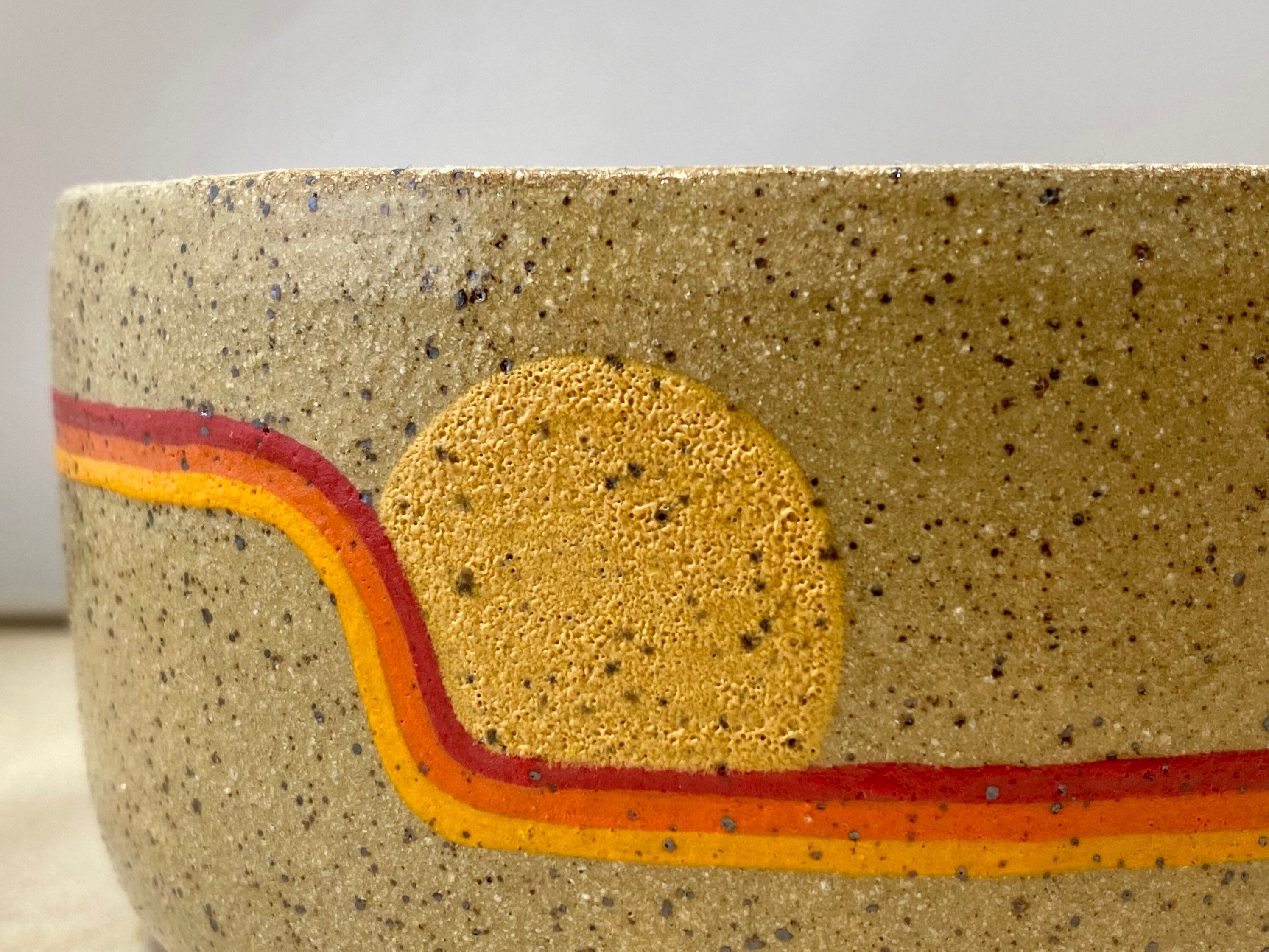 Sunset Ceramic Bowl / Planter - Etsy
