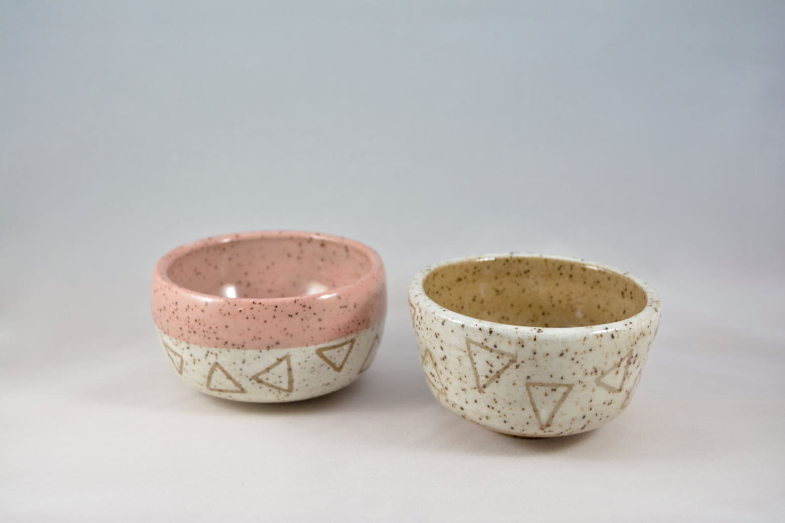Geometric Design on a Small Ceramic Planter / Tumbler / Bowl - Etsy