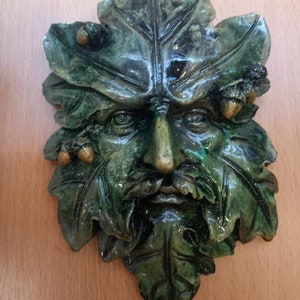 Greenman Wall Hangings. Handcrafted and Handpainted Green Man,celtic ...
