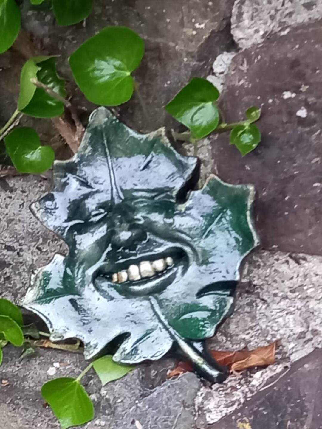 Smiling Green Man Decorative Wall Art Sycamore Celtic Medieval ...