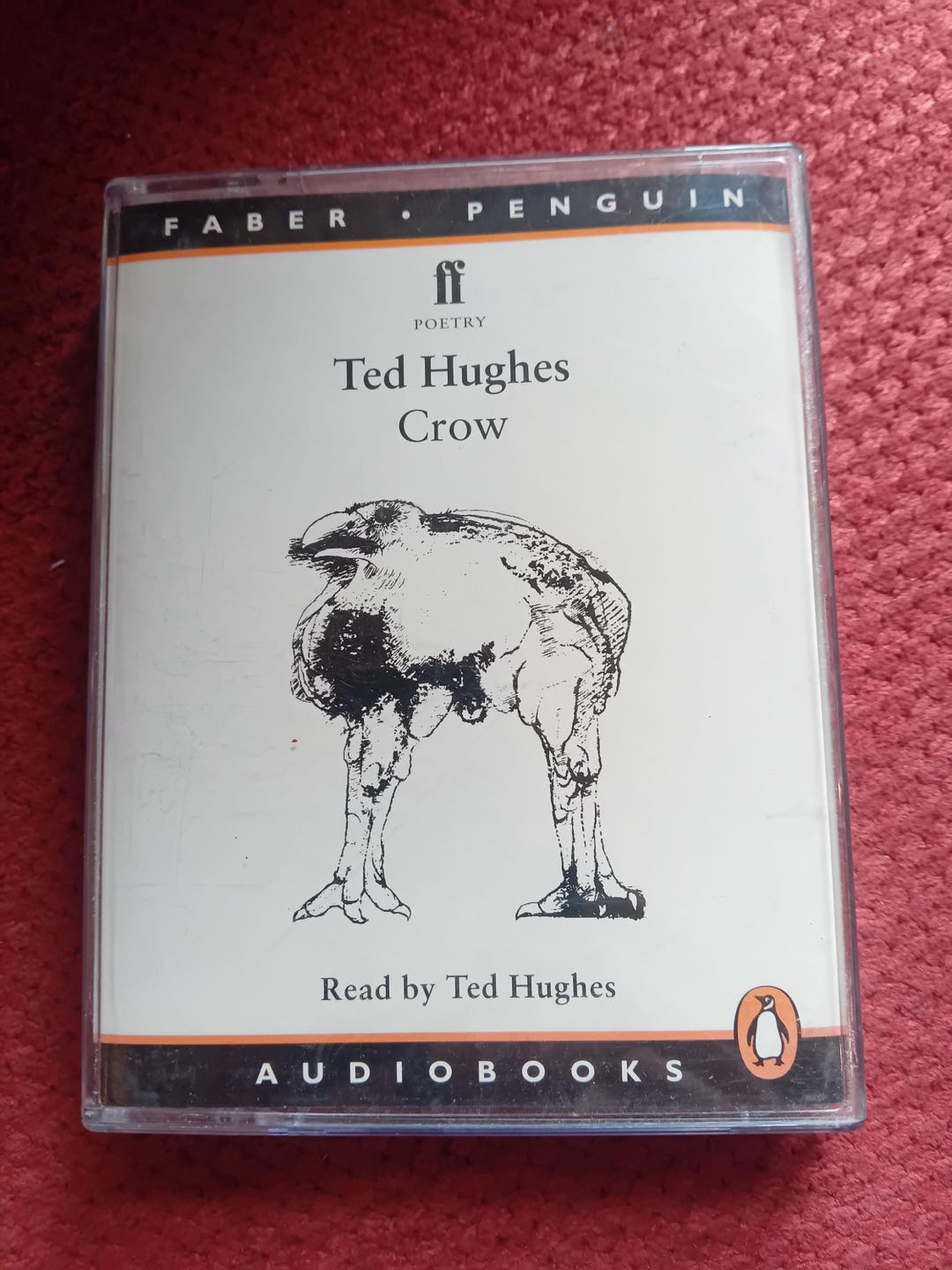 Ted Hughes Reads the Crow Audio Casette Audibook BBC - Etsy