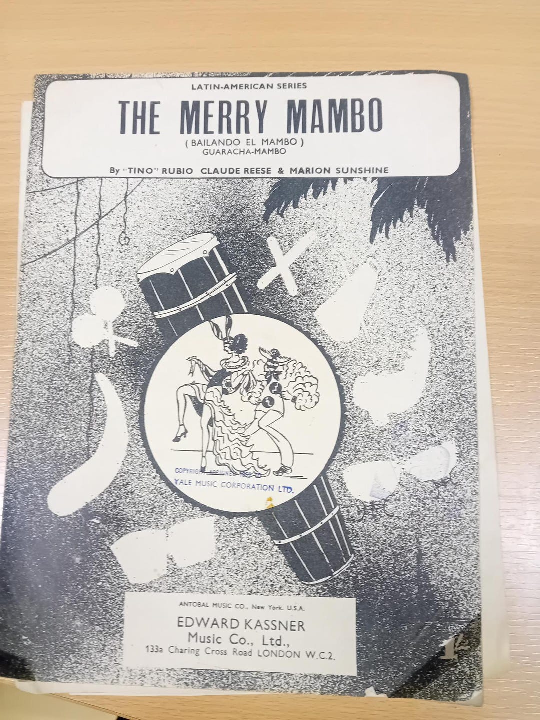 Merry Mambo (bailando El Mambo) Pictorial Cover Antique Sheet Music - Etsy