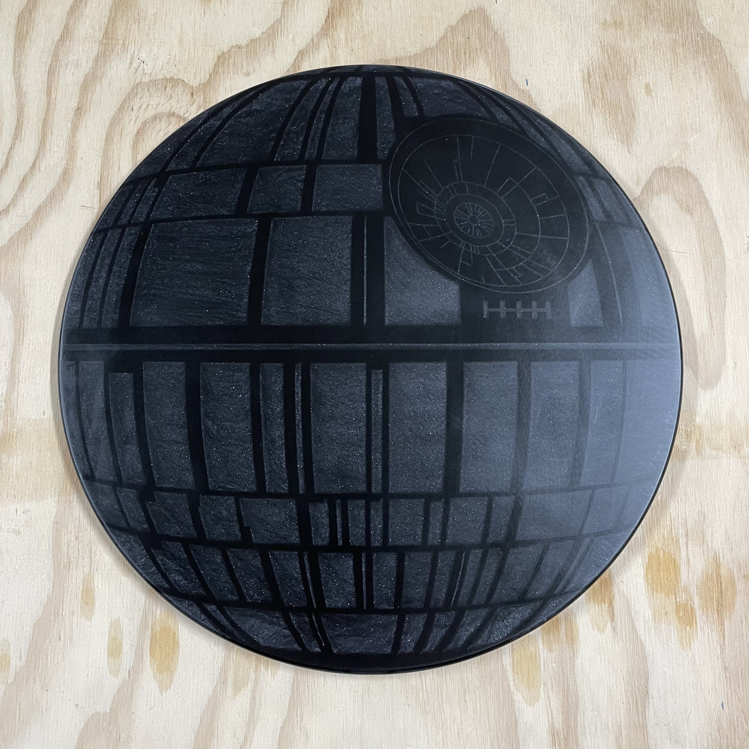 Death Star .svg .dxf .png .pdf and Lightburn Files for Use With Lasers ...