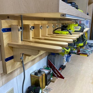 Adjustable Width Tool Charging Station (electronic Downloads Only) - Etsy