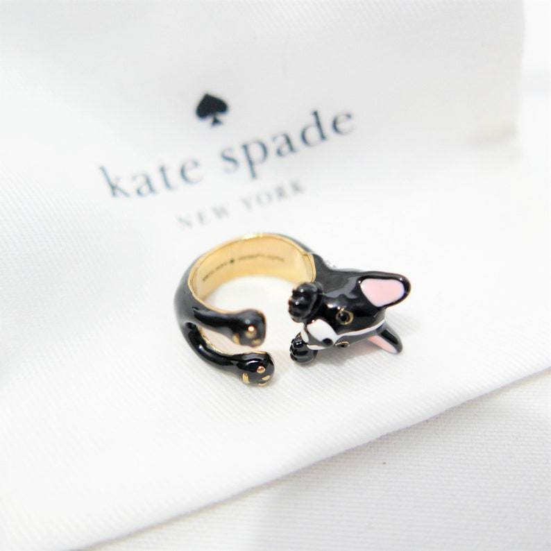 Signed Kate Spade Puppy Dog Open Ring - New York - Ma Cherie Antoine ...