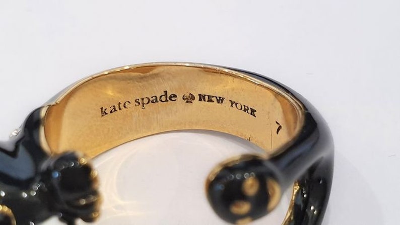 Signed Kate Spade Puppy Dog Open Ring - New York - Ma Cherie Antoine ...