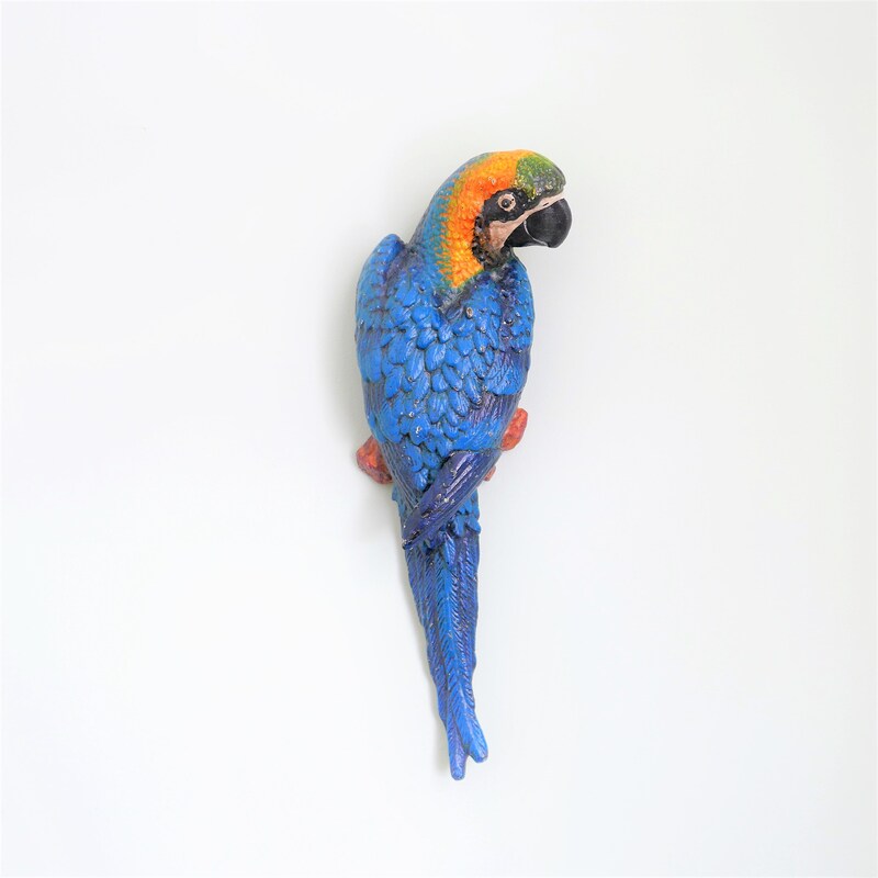 Blue Parrot Art - Etsy
