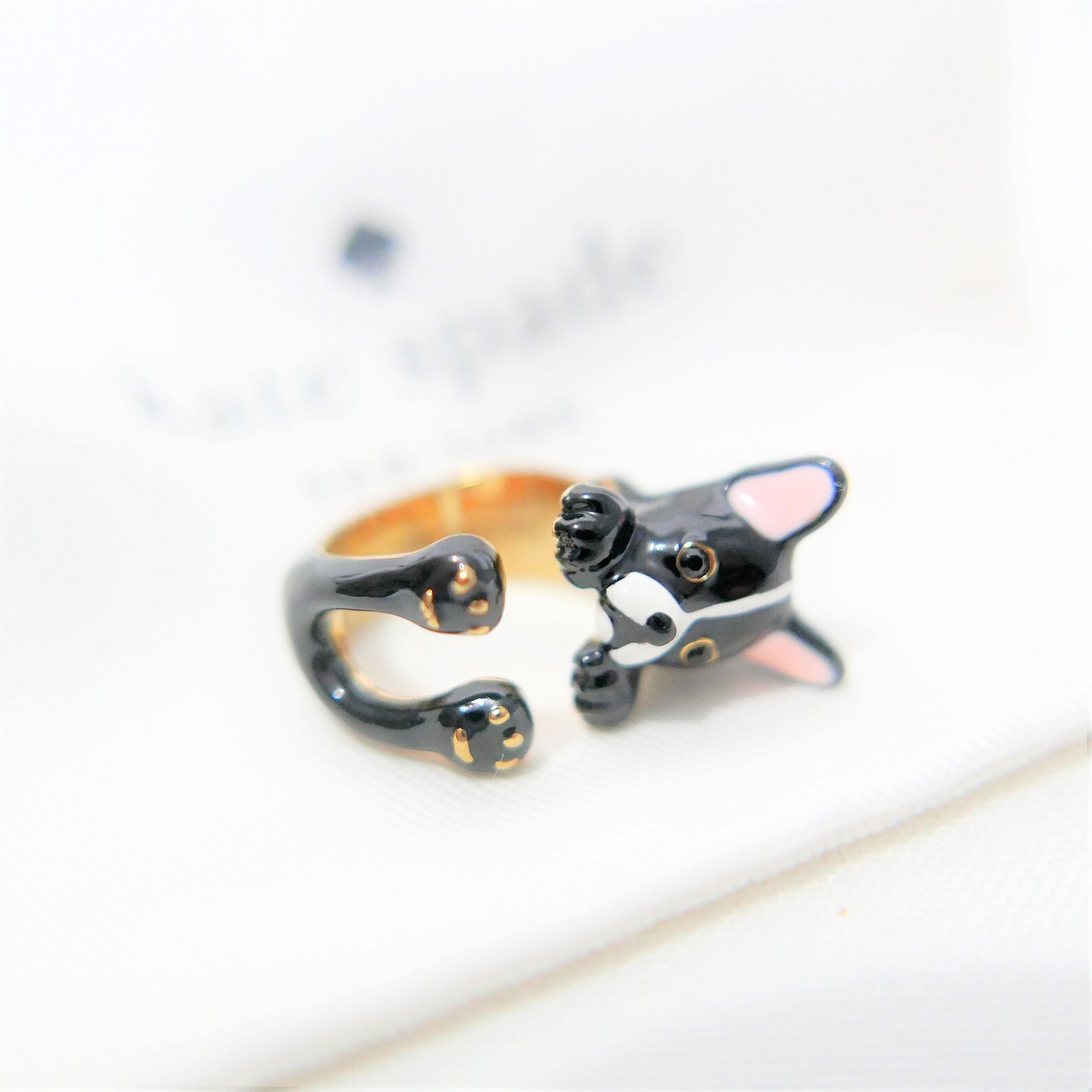 Signed Kate Spade Puppy Dog Open Ring - New York - Ma Cherie Antoine ...