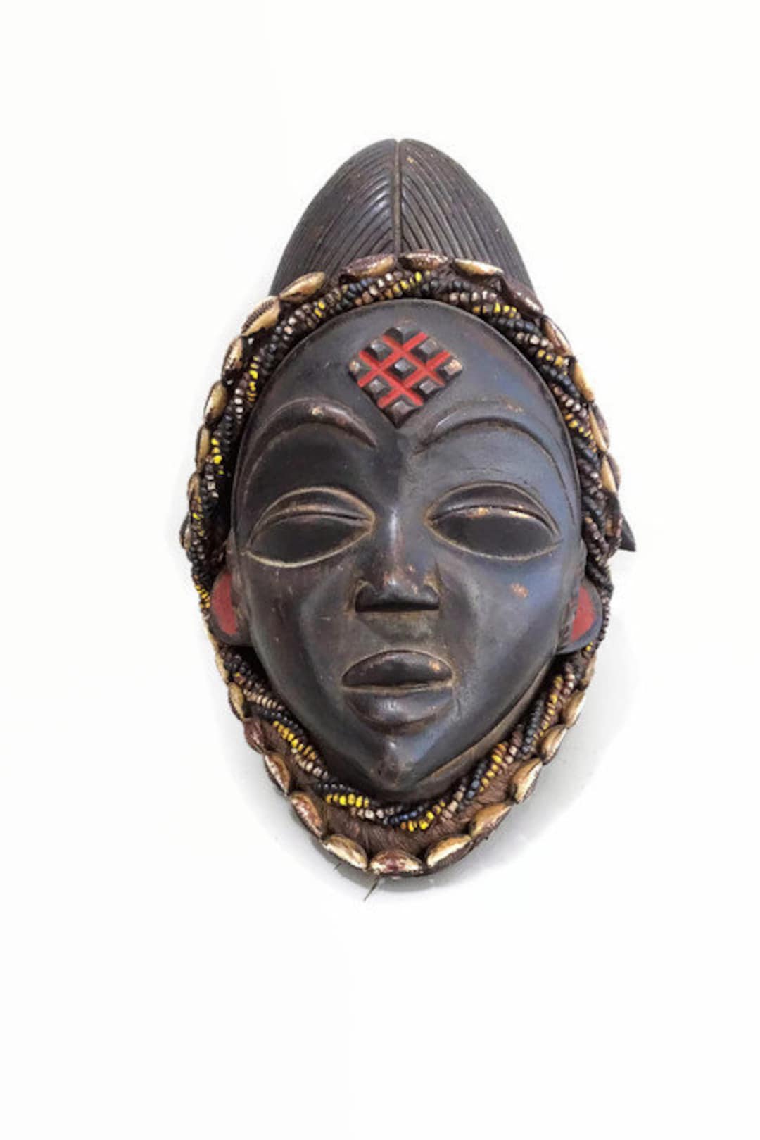African Female Okuyi Mask MUKUYI PUNU Gabon Tribal Art Primitive Art ...