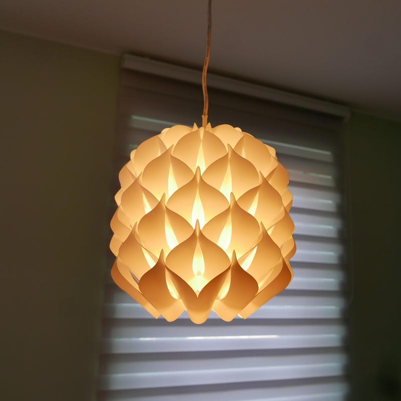 Plastic Pendant Lamp - Etsy