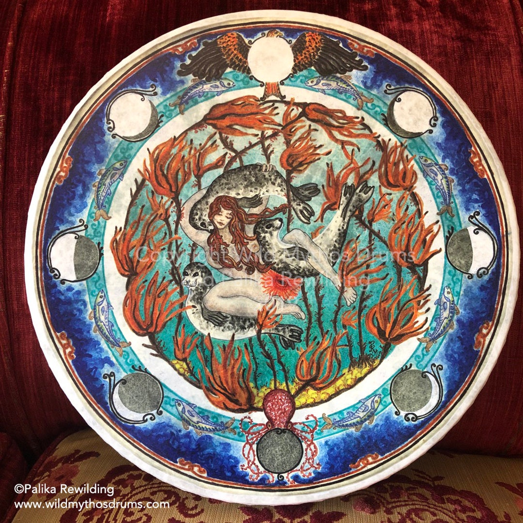 Shapeshifter Painted Shamanic Drum Limited Edition - Etsy
