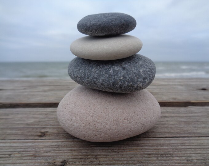 Set of 4 Shaped Balancing Stones-stack Height 3/75 Mm - Etsy