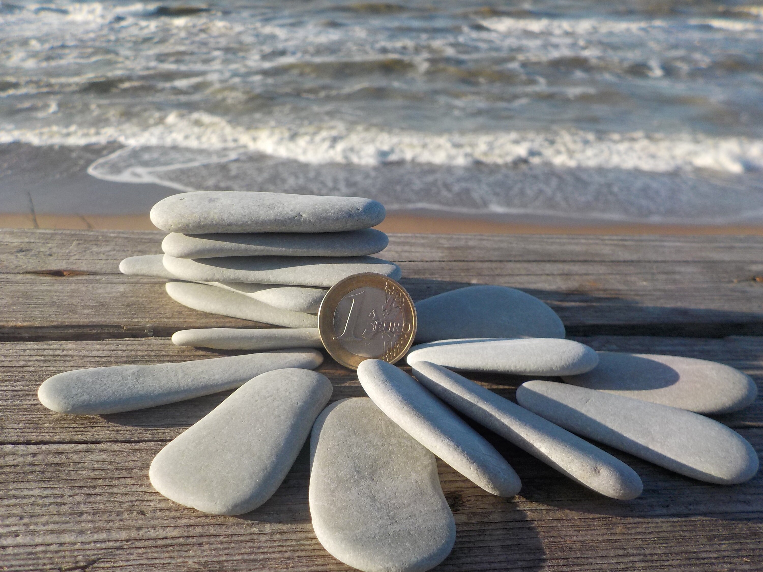 Stone Decor- Set of 40 Pcs Small ELONGATED Pebbles-size 0.8-1.7"/20-45 ...
