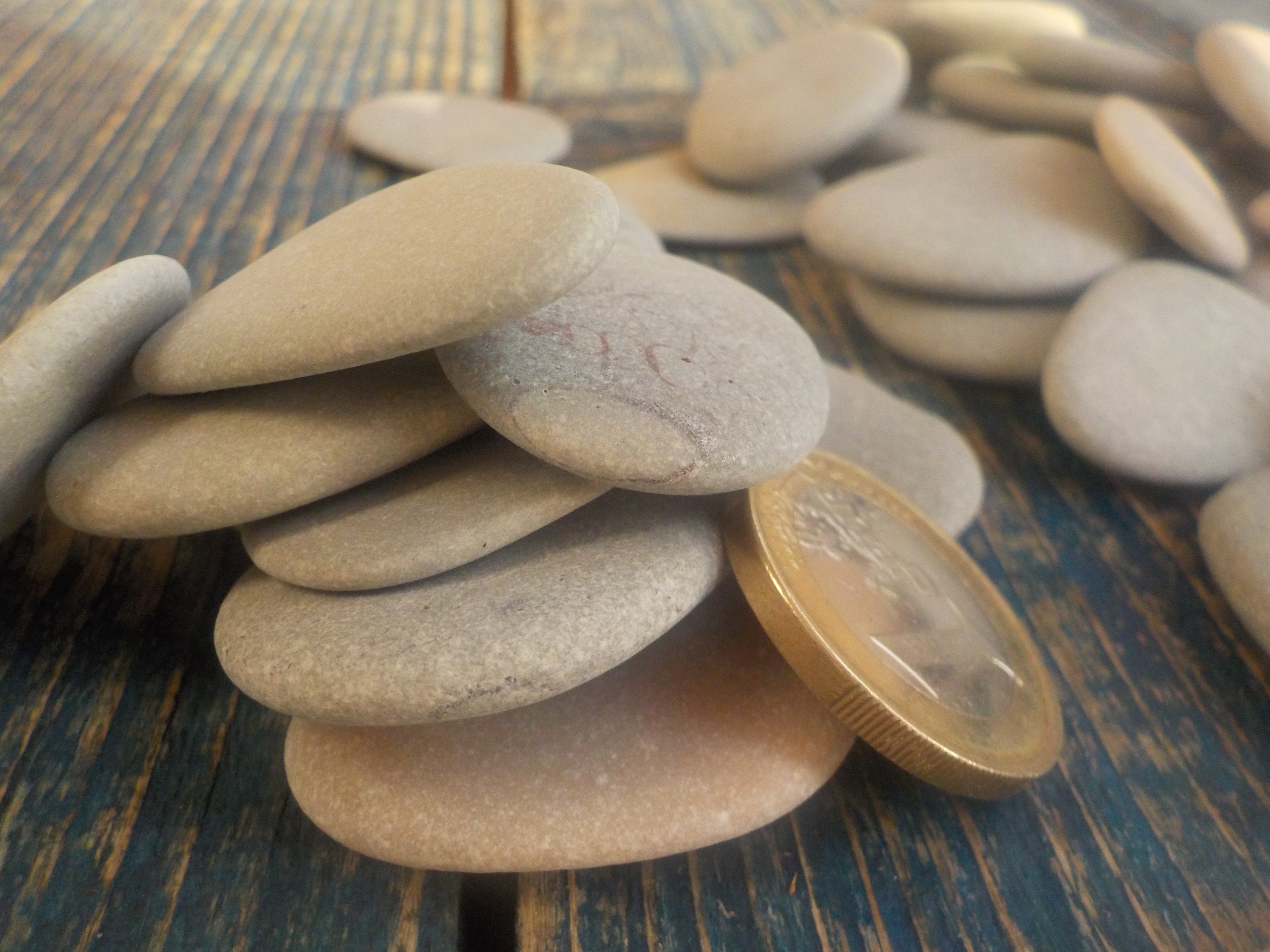 Stone Decor-set of 30 TINY Pebbles -size 0.8-1.6"/20-40 Mm-small Stones ...