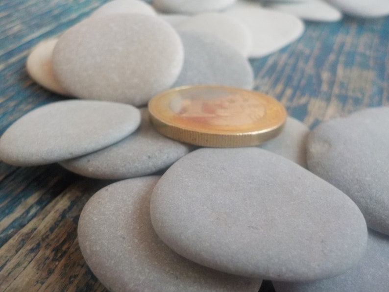 Stone Decor-set of 20 Small Pebbles -size 1.2-1.5"/30-40 Mm-small ...